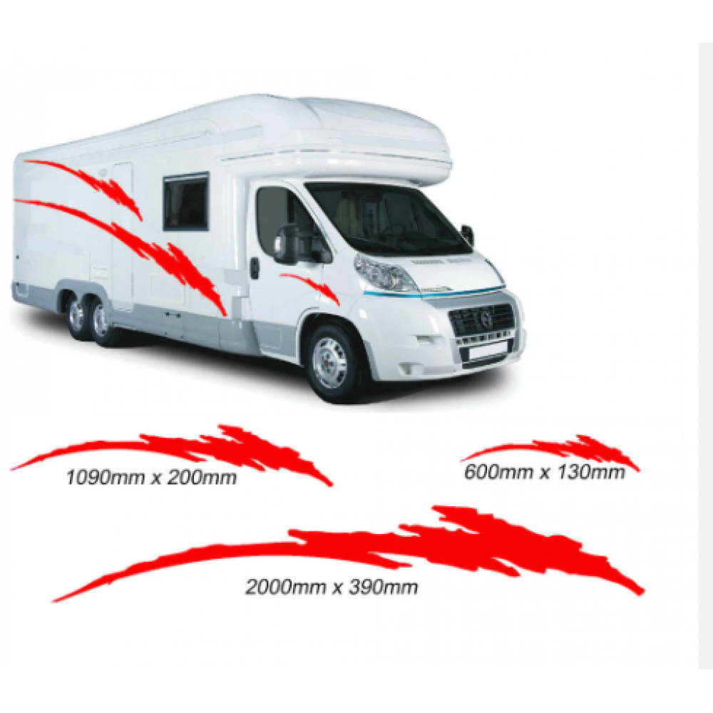 Karavan vinil grafik çıkartmalar çıkartmaları set karavan RV karavan ...