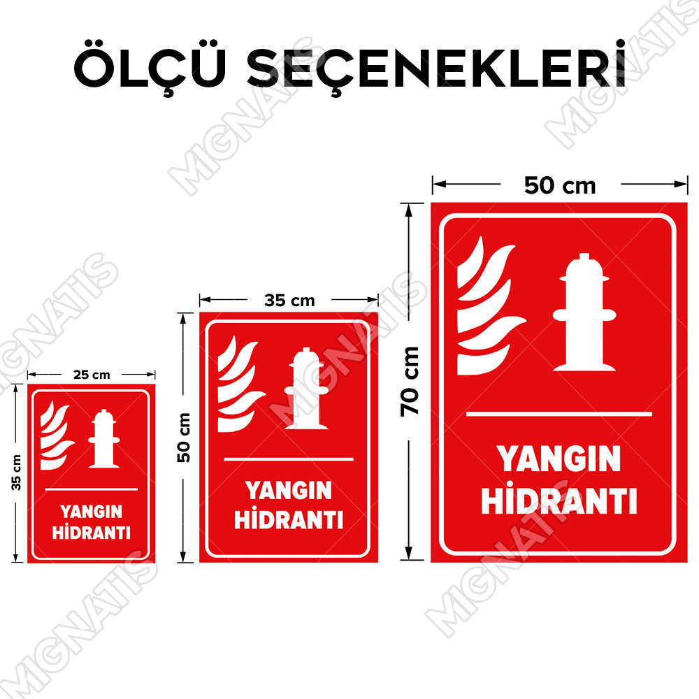 Yangın Hidrantı Levhası